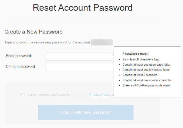 Account How To Change Or Reset Your Account Password BizLand